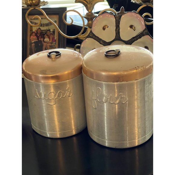 Heller Hostess | Kitchen | Heller Hostess Ware Aluminum Canisters ...